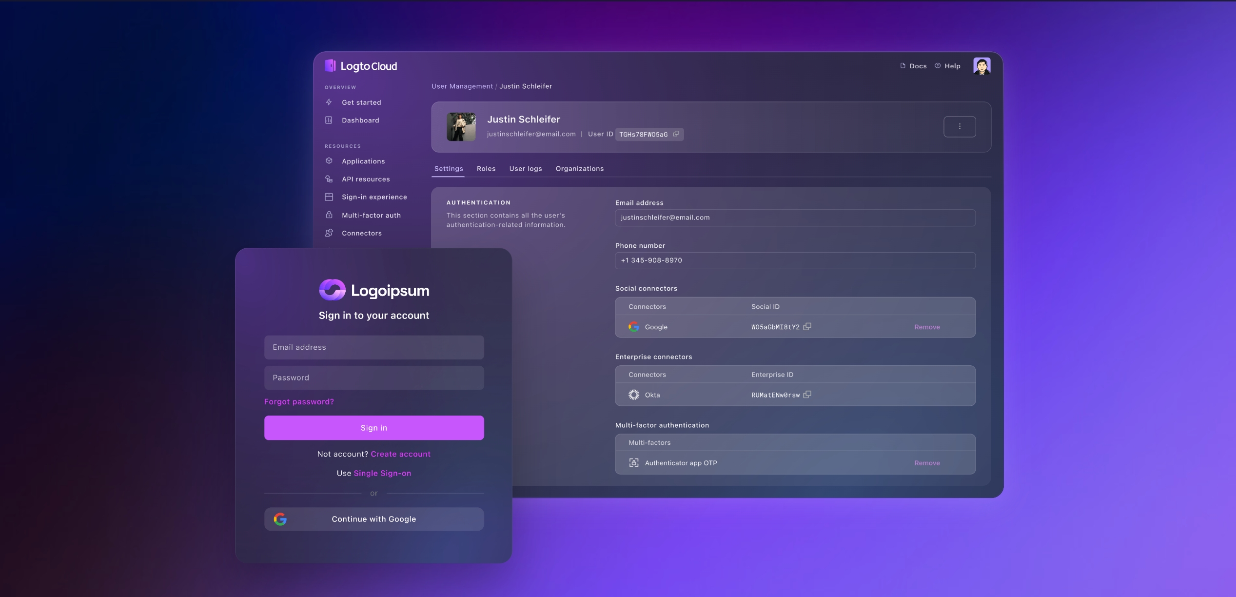 Logto | 控制台出现 Internal server error