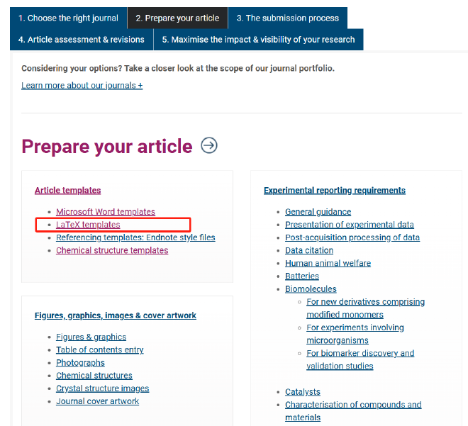 使用 Latex 论文投稿 ·